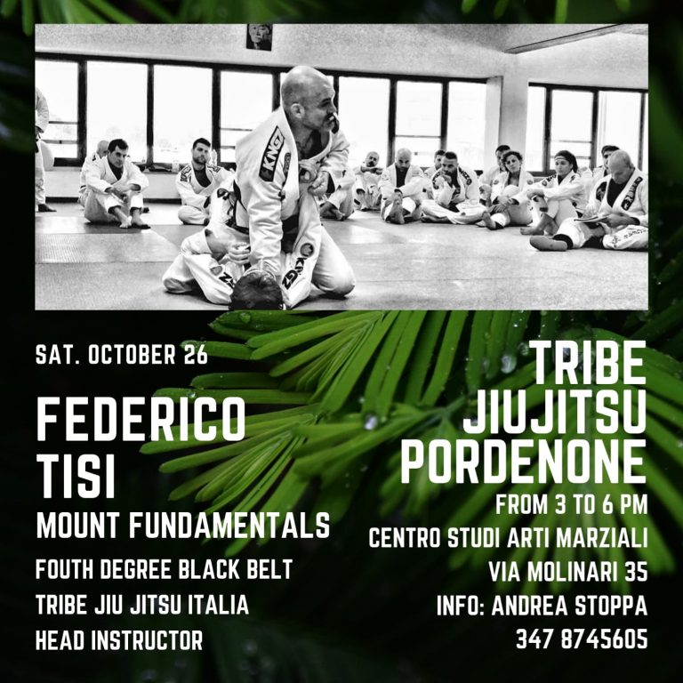 Federico Tisi a Pordenone! – ASD Centro Studi Arti Marziali