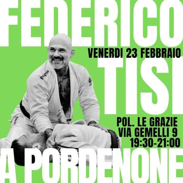 Federico Tisi a Pordenone! – ASD Centro Studi Arti Marziali